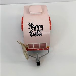 Holiday | Happy Easter Pink Travel Trailer Decoration Nwt | Poshmark